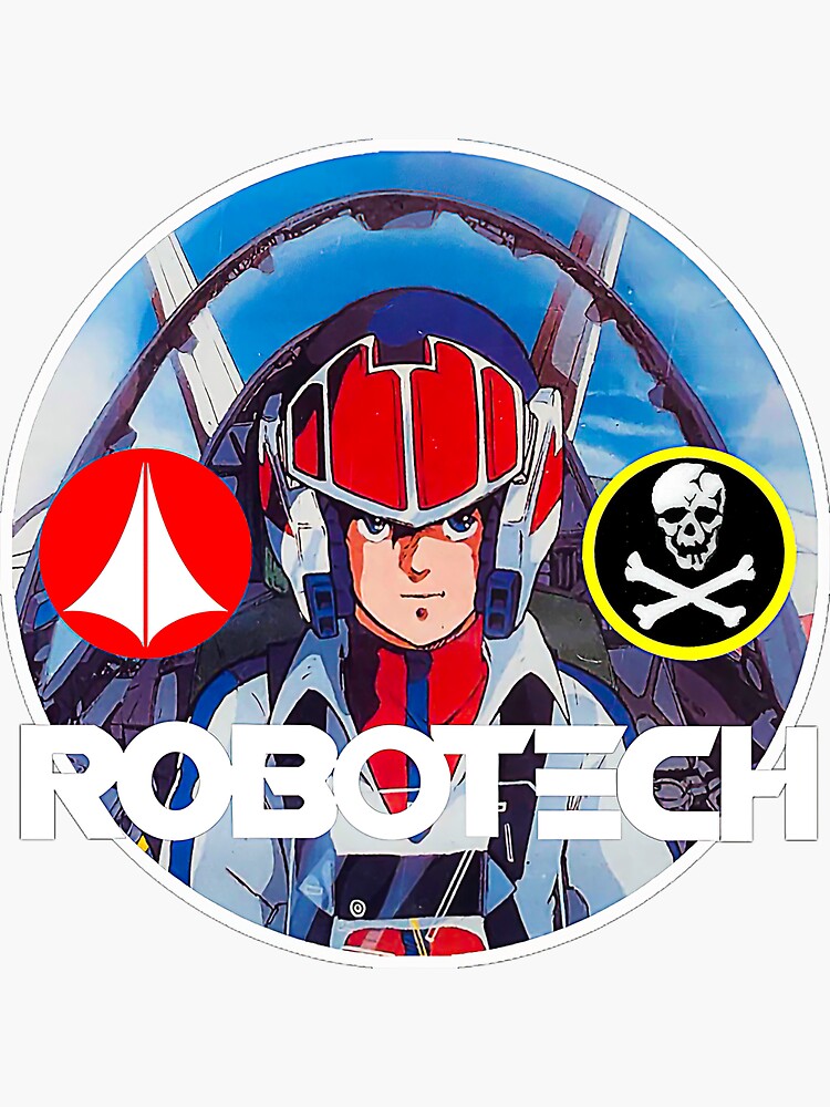 "Robotech" Sticker for Sale by reyvelert | Redbubble