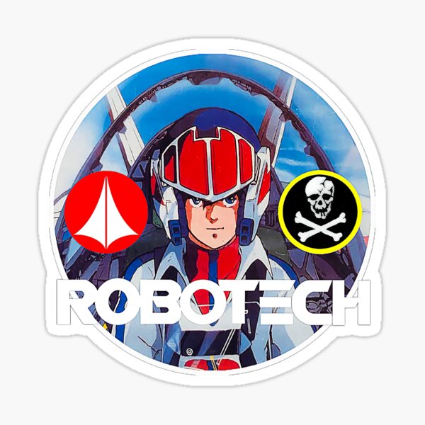 "Robotech" Sticker for Sale by reyvelert | Redbubble