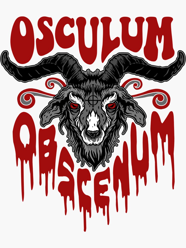 "Osculum Obcenum " Sticker by CallanStore | Redbubble
