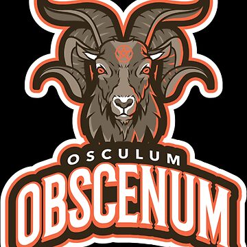"Osculum Obscenum " Sticker for Sale by CallanStore | Redbubble