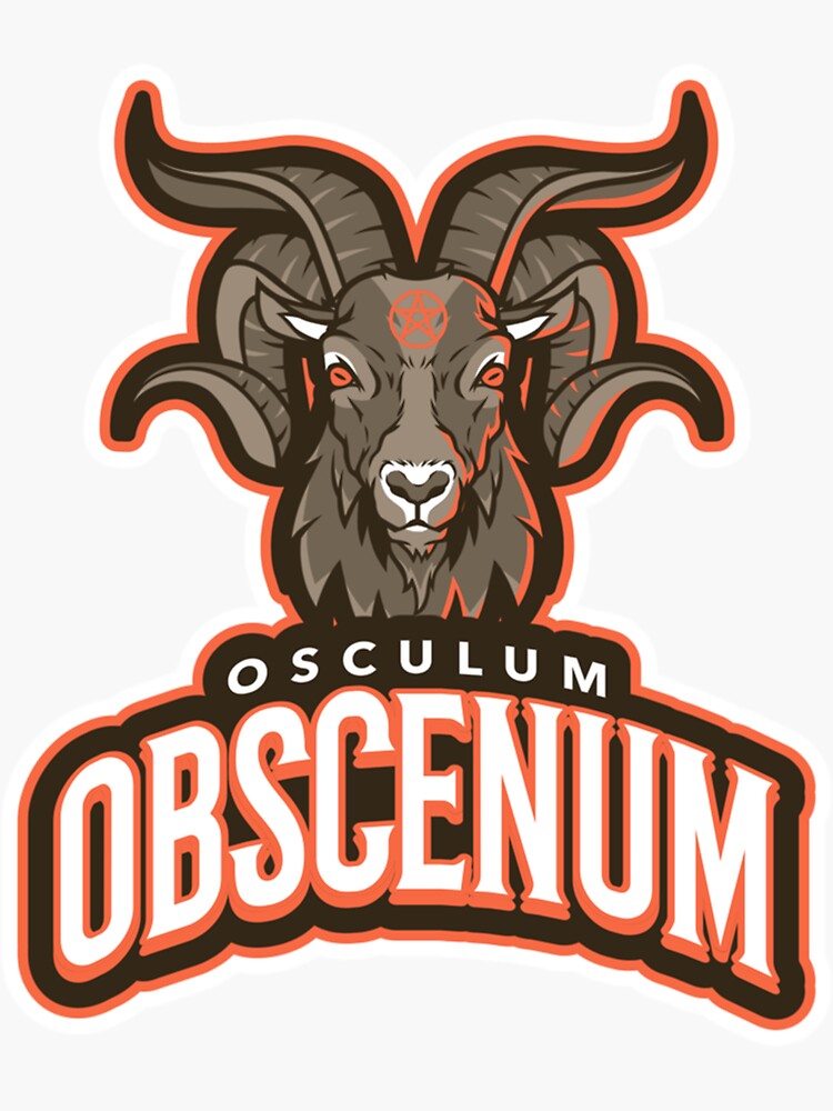 "Osculum Obscenum " Sticker for Sale by CallanStore | Redbubble
