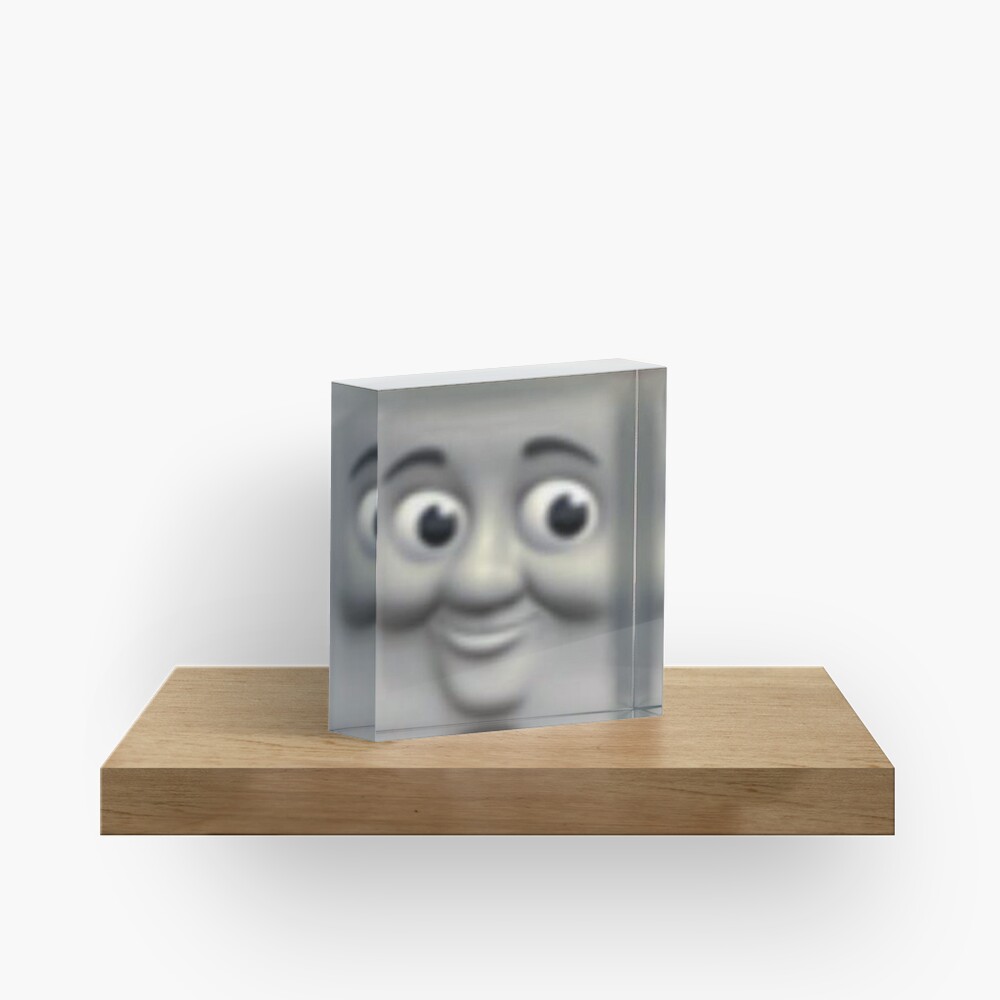 "THOMAS THE TANK ENGINE FACE" Sticker for Sale by spookyskelly | Redbubble