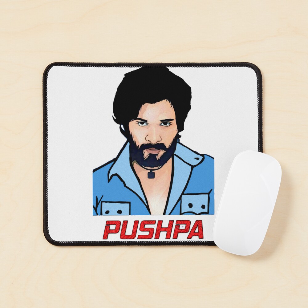 "Pushpa Movie Sticker" Poster for Sale by harveyqueen | Redbubble