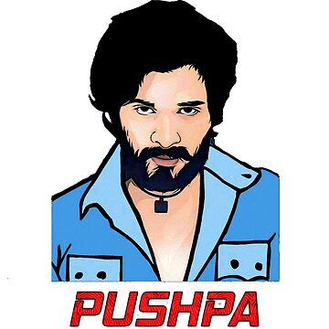 "Pushpa Movie Sticker" Poster for Sale by harveyqueen | Redbubble