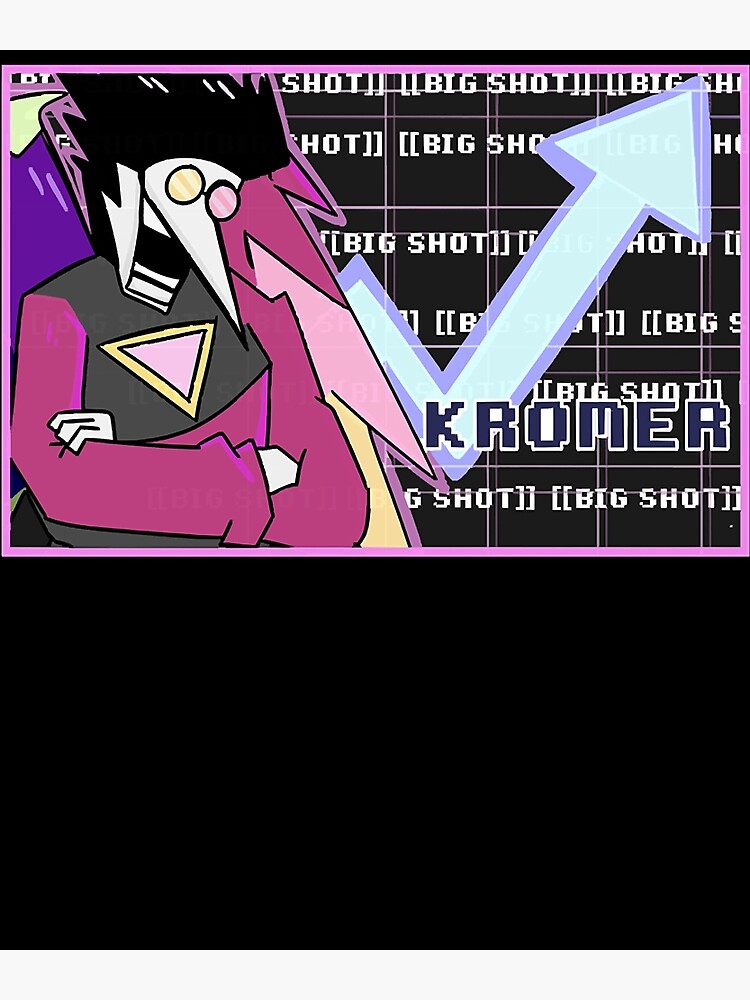 "Deltarune Kromer For Fans" Art Print by JedidiahHackett | Redbubble