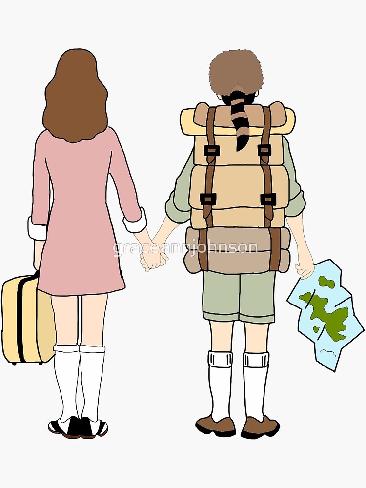 Suzy And Sam Sticker For Sale By Graceannjohnson Redbubble
