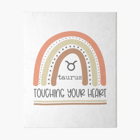 "Taurus Boho Rainbow" Art Board Print by GrimButterfly | Redbubble