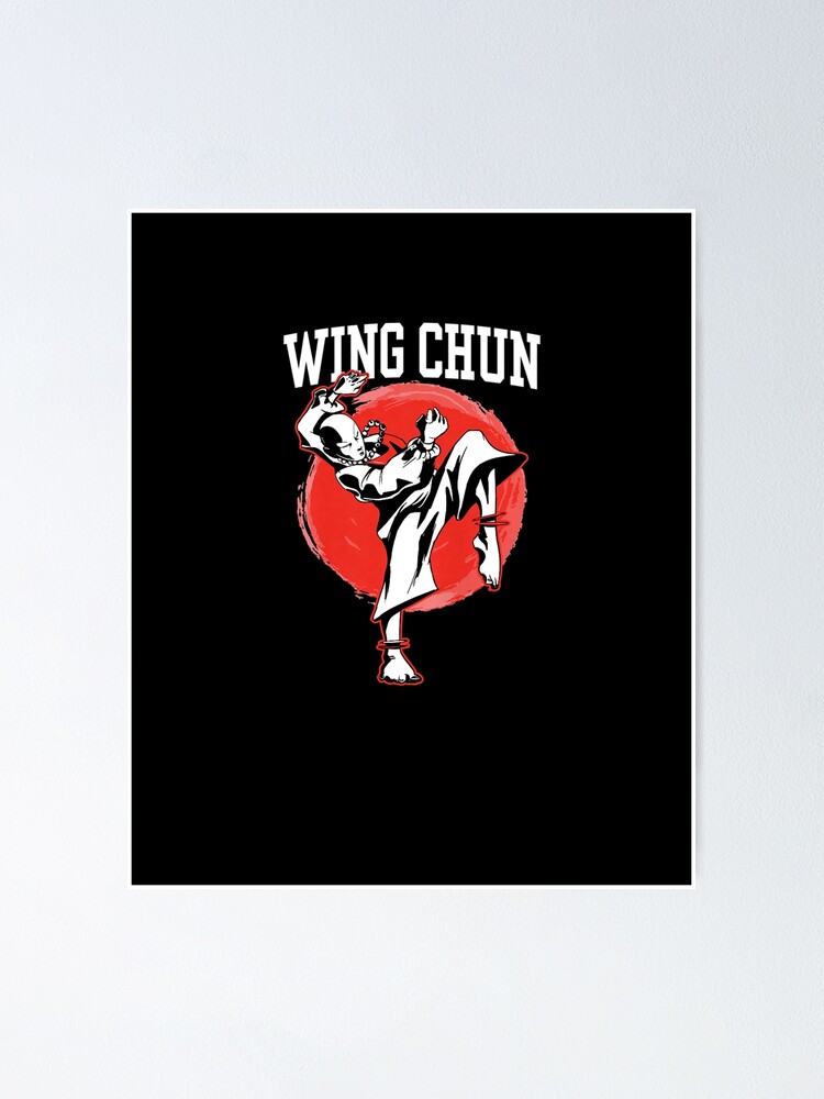 "Wing Chun Fighter Martial Arts Training Coach" Poster by ElegancsShop ...