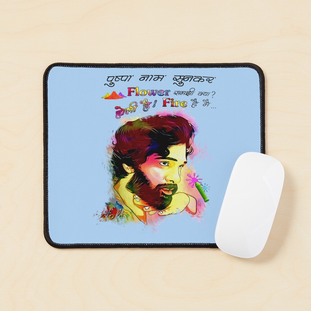 "Pushpa Allu Arjun Tshirt" Sticker for Sale by harveyqueen | Redbubble