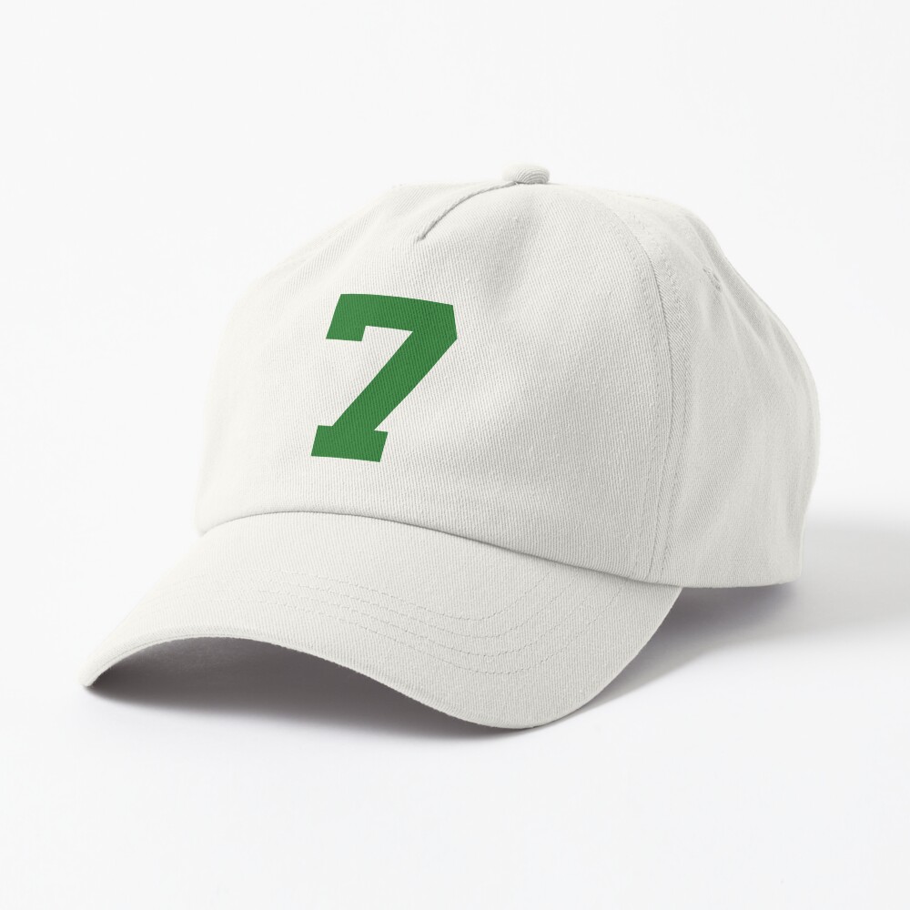 "Number 7, Green seven, Sports number 7" Sticker for Sale by ...