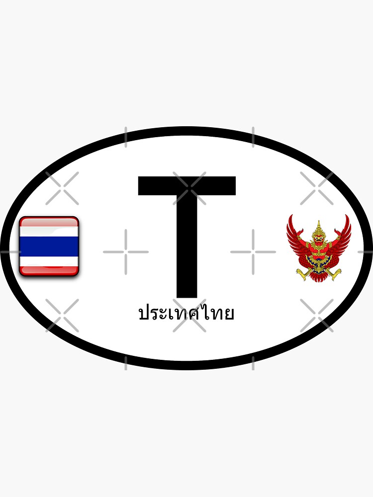 "Thailand country code vehicle registration " Sticker for Sale by HAKVS ...