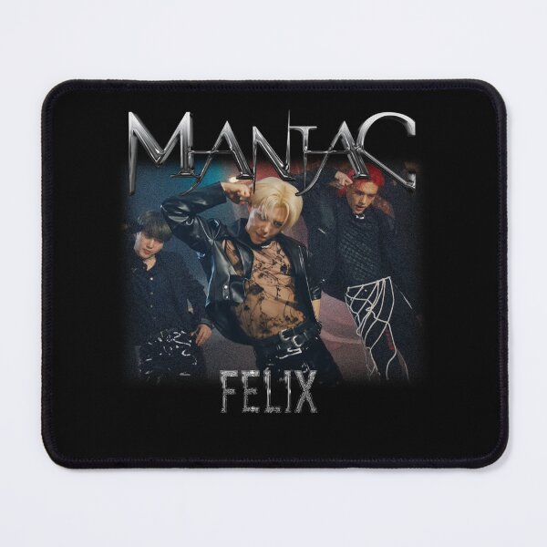 "MANIAC SKZ FELIX" Mouse Pad for Sale by glitter-mess | Redbubble