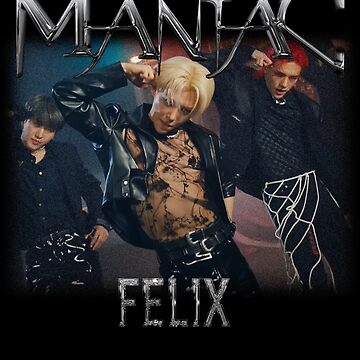 "MANIAC SKZ FELIX" Mouse Pad for Sale by glitter-mess | Redbubble