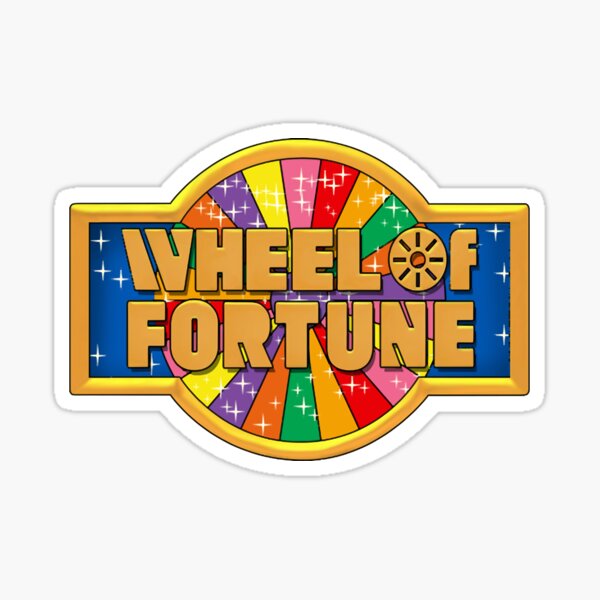 "Wheel Of Fortune" Sticker for Sale by JasonGandhi | Redbubble