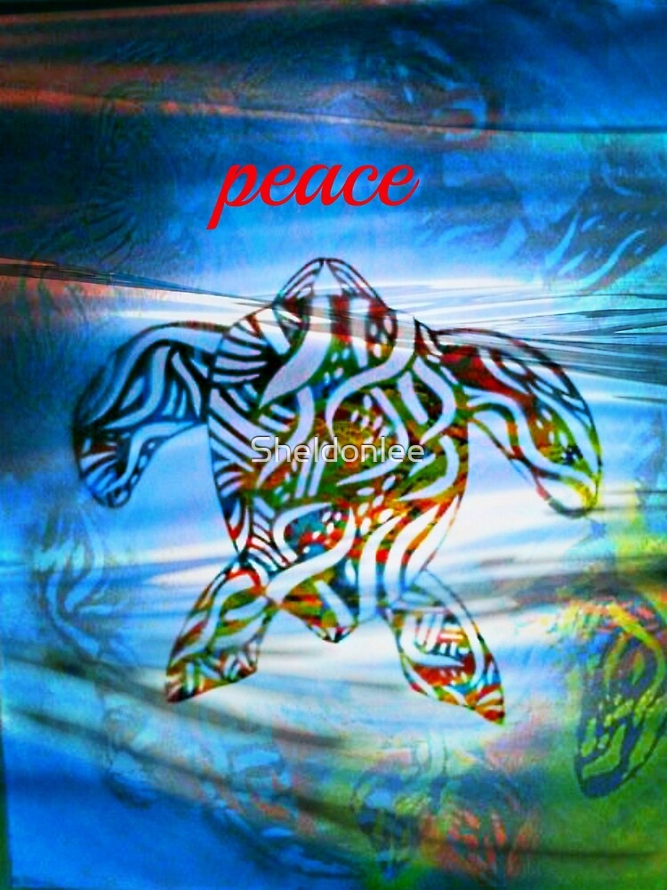 "peace turtle aboriginal design" Art Print by Sheldonlee | Redbubble