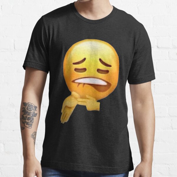 "Sheesh Face Meme Biting Lip And Pointing At Arm" T-shirt by ...
