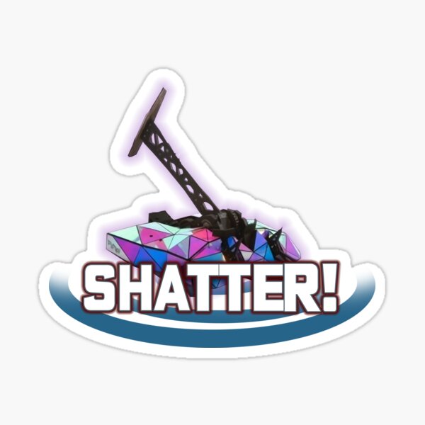 "Battlebots Merch Shatter Shirt" Sticker by aprilalice1i2 | Redbubble