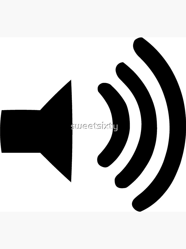 Sound Volume Symbol Poster By Sweetsixty Redbubble sound-volume-symbol-poster-by-sweetsixty-redbubble