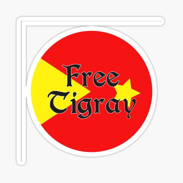 "Free Tigray" Sticker by weyenwear | Redbubble