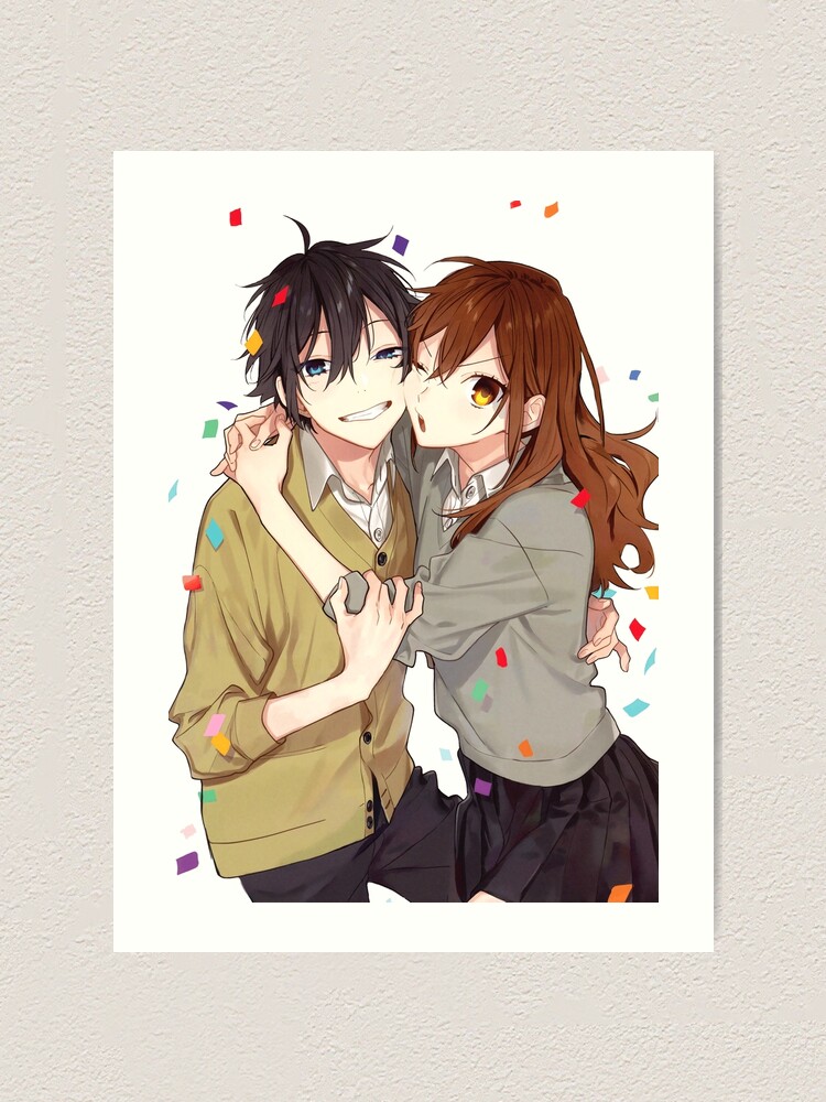 Horimiya Hori Kyouko And Miyamura Izumi Art Print By Chochair Redbubble