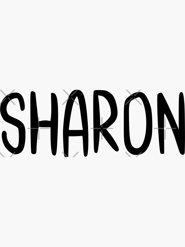 "Sharon Custom Name Font Text Birthday" Sticker by Frank095 | Redbubble