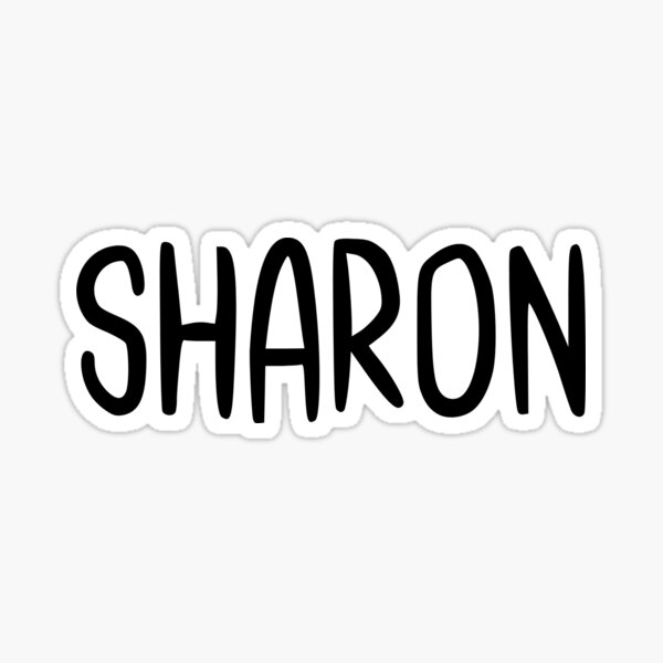 "Sharon Custom Name Font Text Birthday" Sticker by Frank095 | Redbubble
