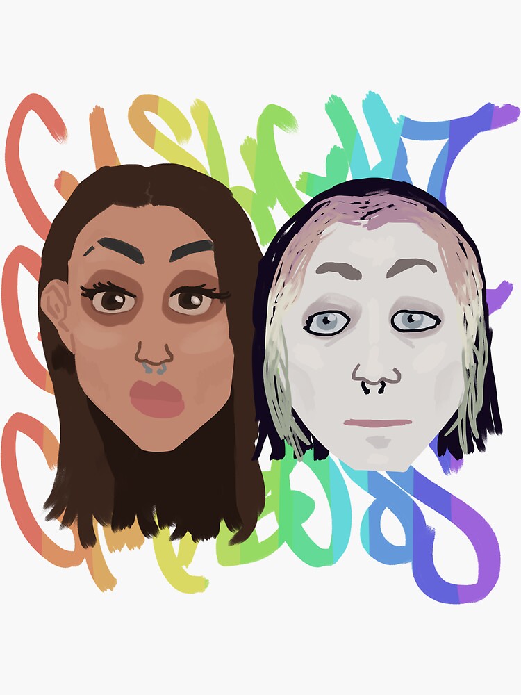 "team kneevo and willow" Sticker for Sale by untitledbogey | Redbubble