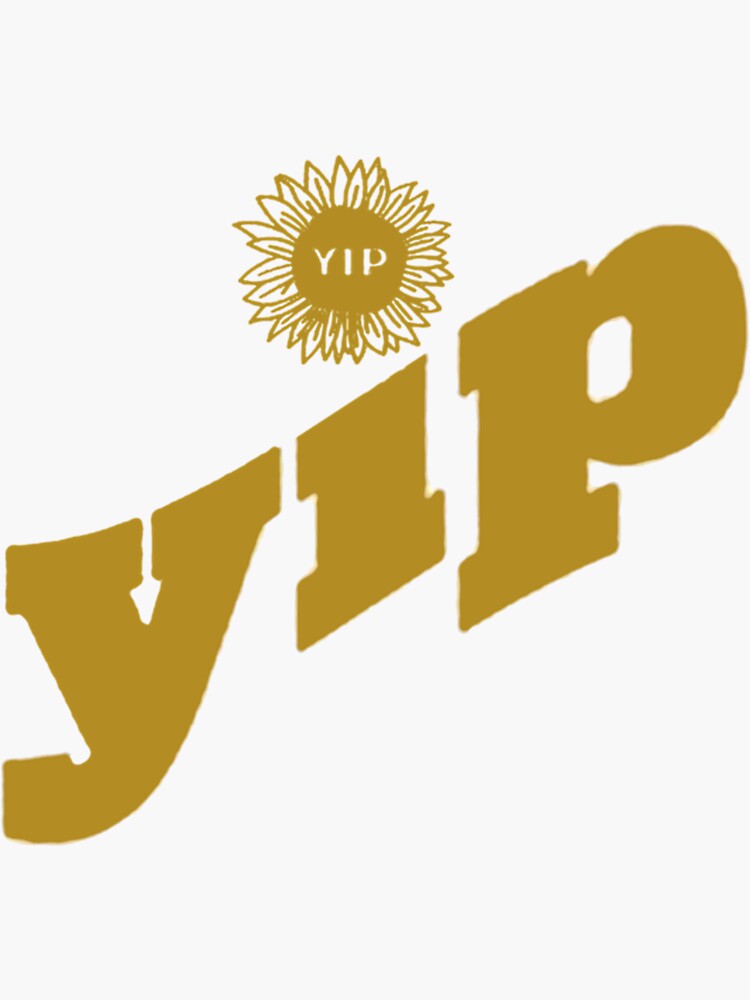 "yip " Sticker for Sale by PosterArta | Redbubble