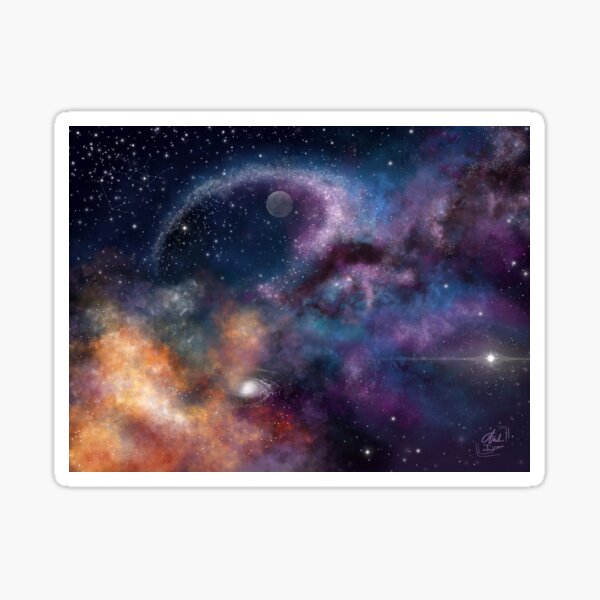"Space" Sticker by petalsofanebula | Redbubble