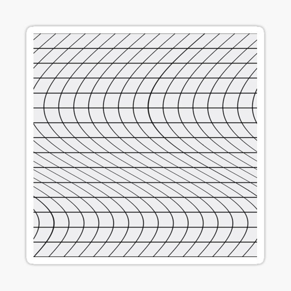 Curved Lines Stickers | Redbubble