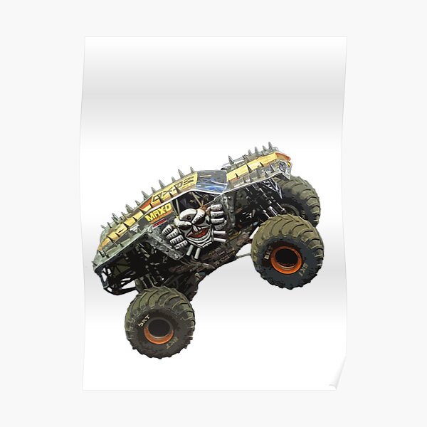 "Max-D Monster Truck / Maximum Destruction" Poster by KingFloki | Redbubble