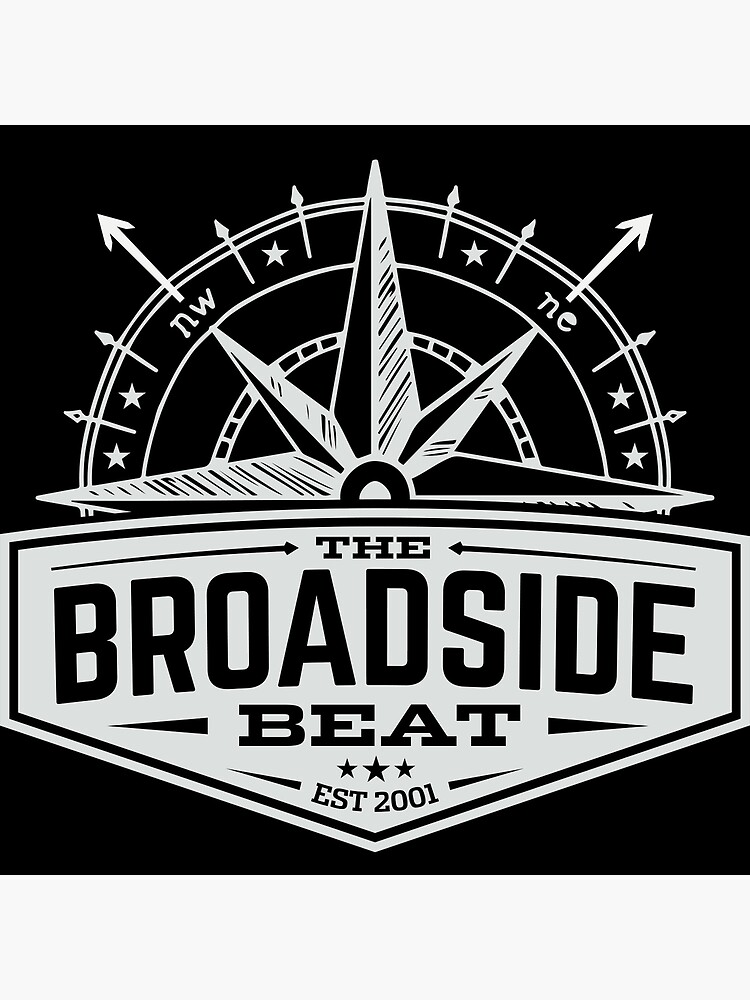 "Broadside Beat Solid Logo" Poster for Sale by bluerogue | Redbubble