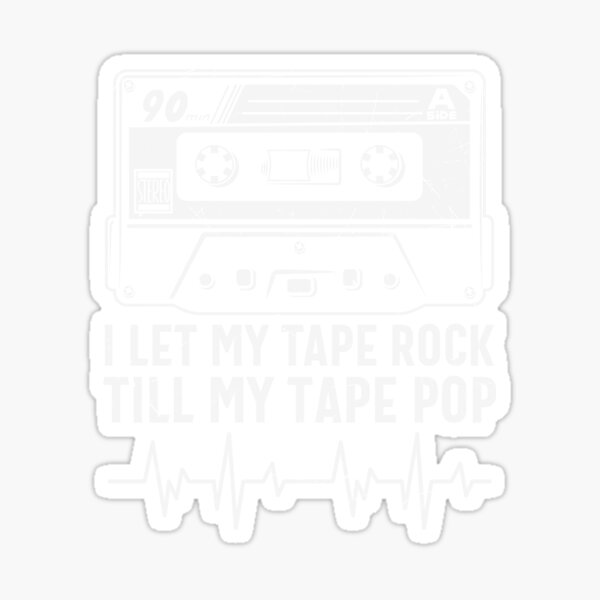 "80s 90s Aesthetic Retro Cassette Tape " Sticker by Mr-Kawachi | Redbubble
