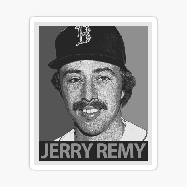 "jerry remy" Sticker by ElissaAlvarez | Redbubble