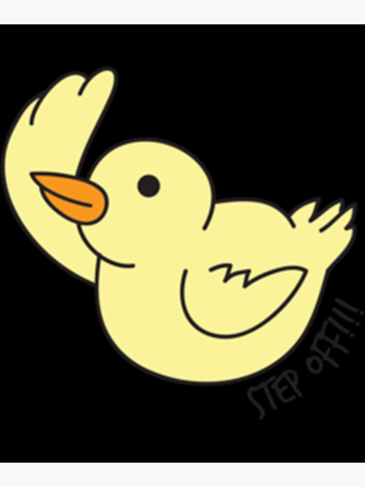 "Duck Step Off Regular Show Premium ." Poster by esperanzaterr | Redbubble