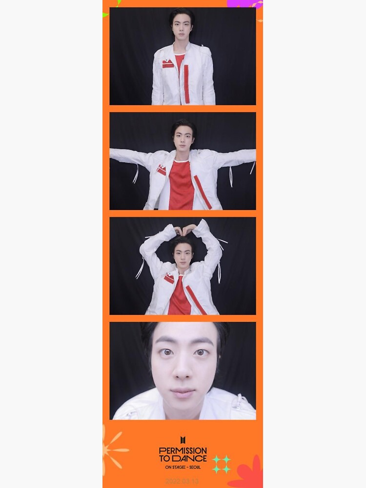"Jin PTD BTS Photo Strip" Sticker by emmajennings21 | Redbubble