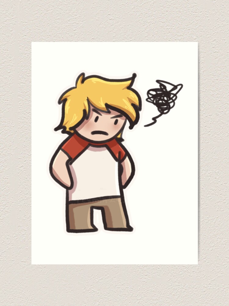 "Angry Tommy (tiny series) " Art Print for Sale by JamieMiran | Redbubble