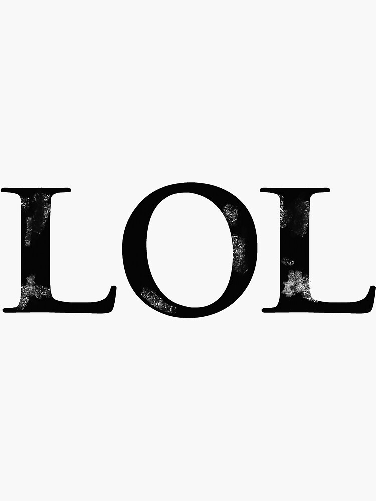 "LOL - Ruby Ruby Red Fashion for Airports - Ring Ring" Sticker for Sale ...