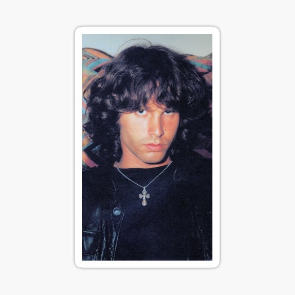 "Jim Morrison" Sticker by vaveyla- | Redbubble
