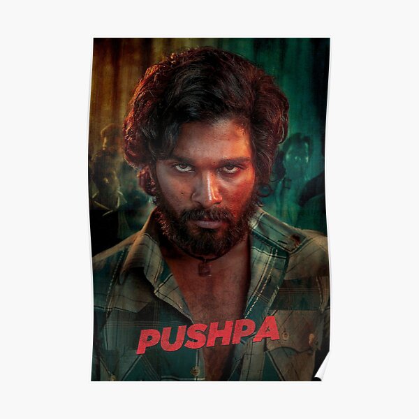 "Pushpa Wallpaper HD Poster" Poster for Sale by Palash-20 | Redbubble