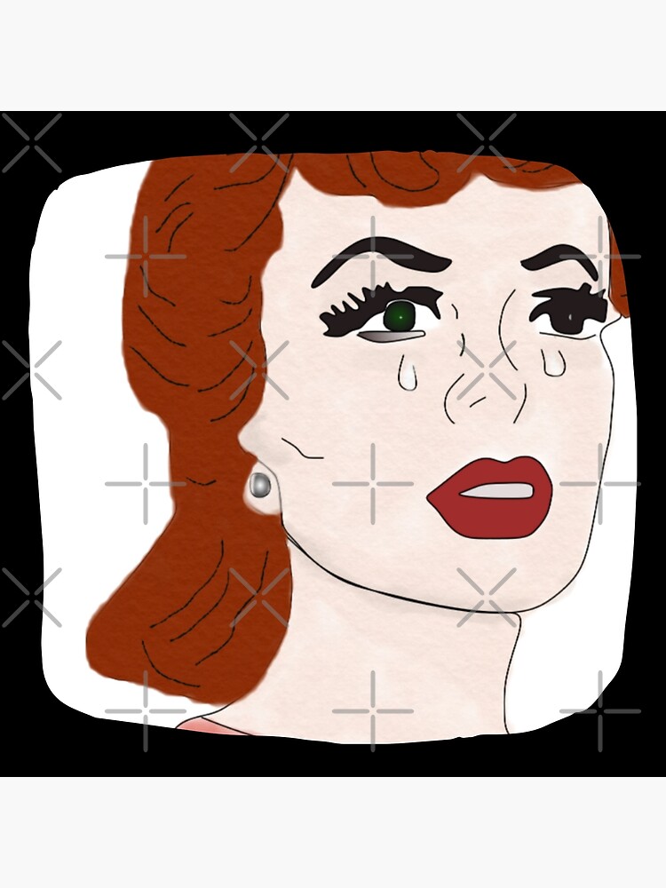 "Crying Woman - Vintage Comics" Poster for Sale by Comicsorama | Redbubble