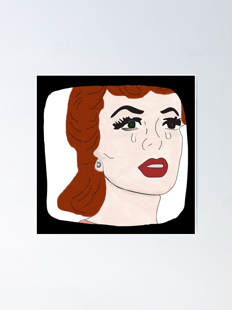 "Crying Woman - Vintage Comics" Poster for Sale by Comicsorama | Redbubble