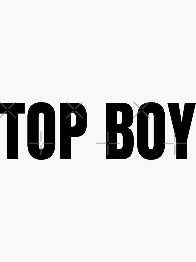 "top boy netflix logo" Sticker by aimadDesigns1 | Redbubble