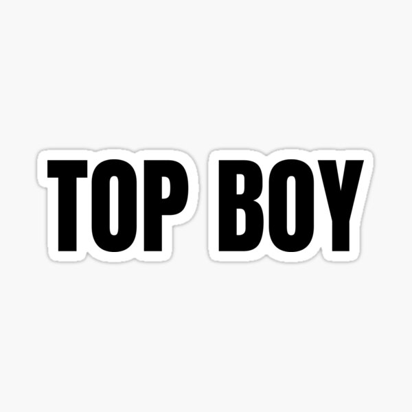 "top boy netflix logo" Sticker by aimadDesigns1 | Redbubble