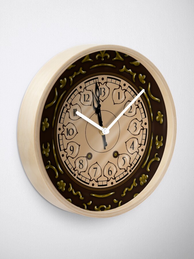 "13th Hour" Clock for Sale by thedustyphoenix | Redbubble