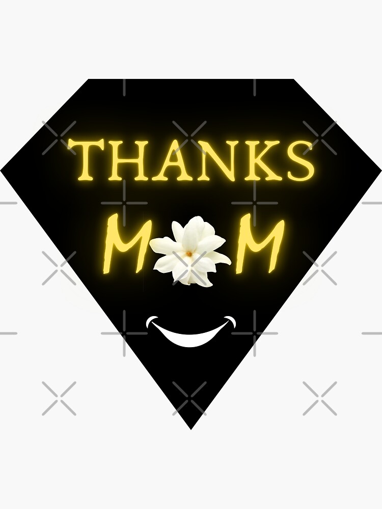 "Thanks mom, Merci maman , Je t'aime maman, شكراً أمي " Sticker by ...
