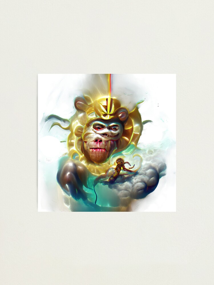 "87 - character, profile - AI generated digital artwork - Monkey sun of ...