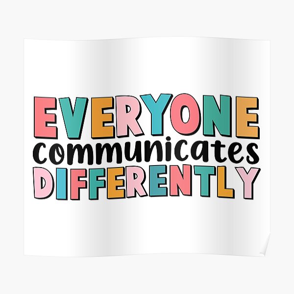 "Everyone Communicates Differently Autism Awareness, Equality ...