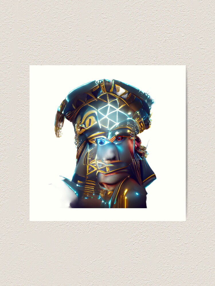 "74 - character, profile - AI generated digital artwork - Divine portal ...