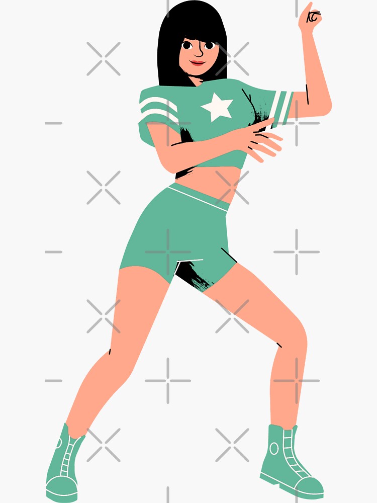 "KPOP IDOL DANCE" Sticker for Sale by franzt68 | Redbubble